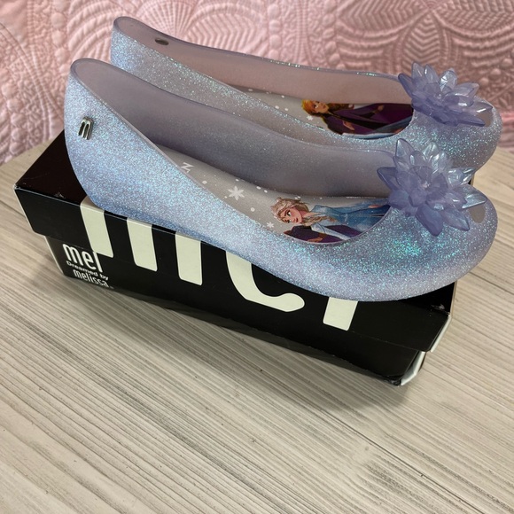 Mini Melissa | Shoes | Nib Girls Mini Melissa Ultragirl Frozen Ballet ...